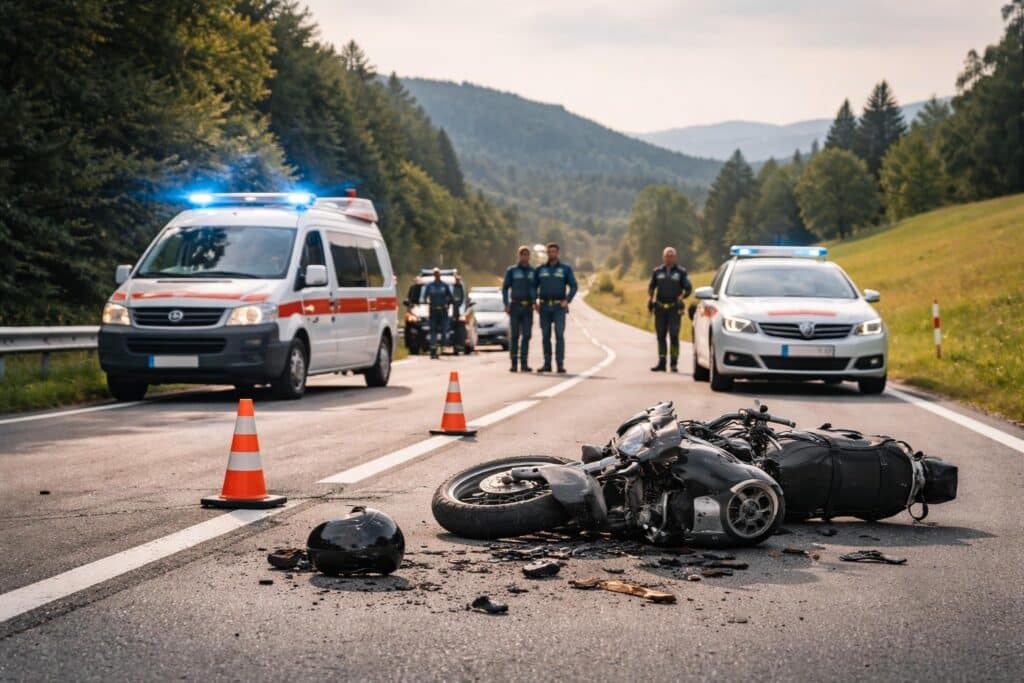 B81 Bleiburg: Pkw übersieht Motorrad – zwei Verletzte