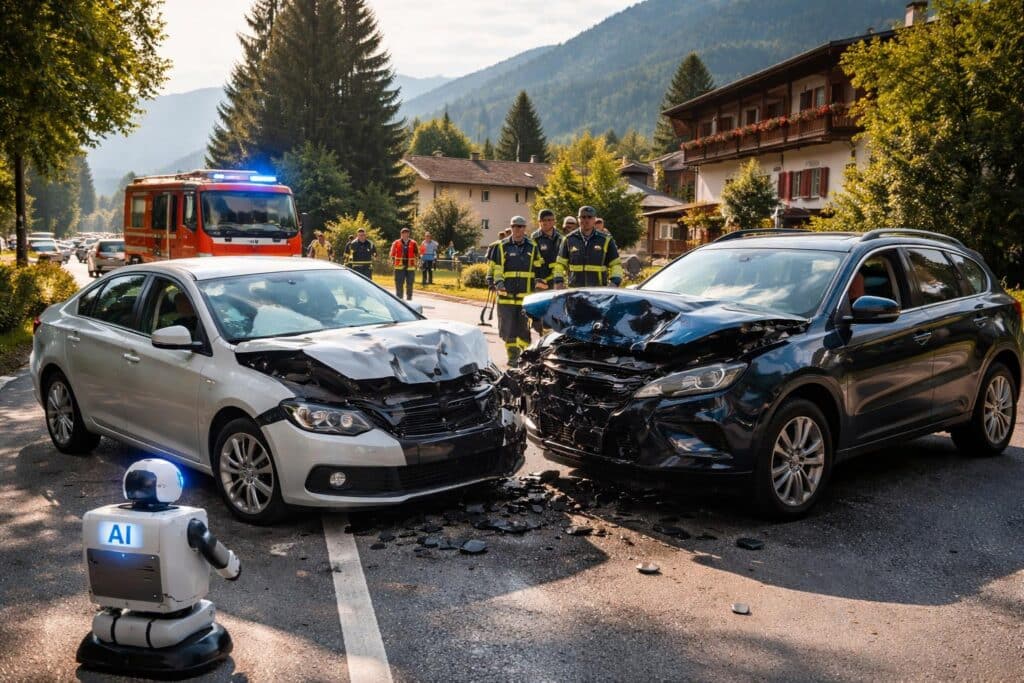 Alkolenkerin verursacht Unfall mit drei Verletzten